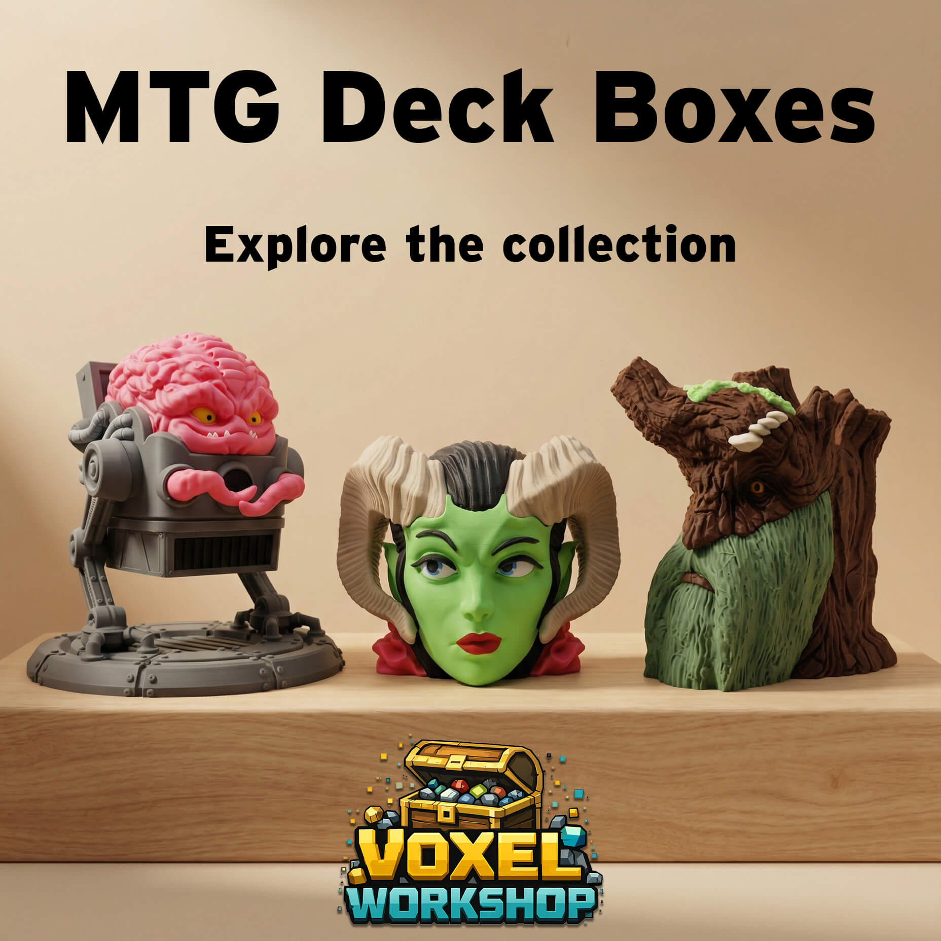 3D Printed MTG Commander Deck Boxes | Voxel Workshop